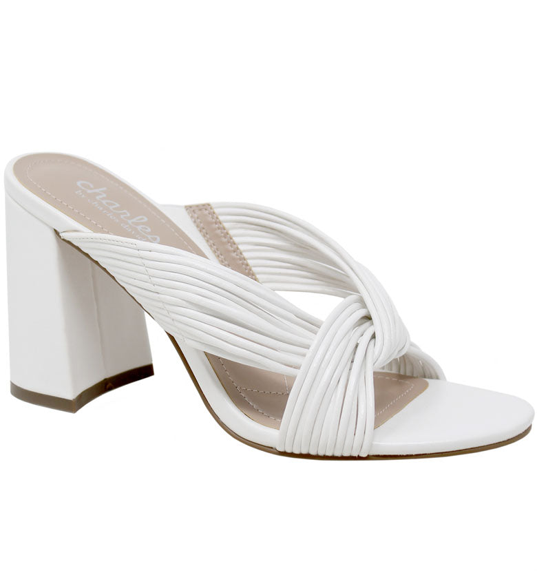 Razzle Chunky Heel Slide Sandal Charles by Charles David